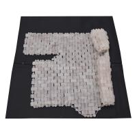 China Breast Massager Natural Gemstone Jade Sleep Mask Rose Quartz Eye Mask Anti-Aging Hot or Cold Using Stone Ice Eye Mask for Face for sale