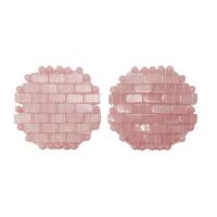 China Face Mask 100% Natural Rose Quartz Mini Eye Covers for Facials Puffy Eyes Headaches Migraines Sleeping Eye/Face Mask for sale