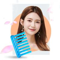 China 2024 Popular Gua Sha Lady Comb Black/Blue Massage Comb for Long Hair Maintenance and Dual-Function Ice Muscle Beauty for sale