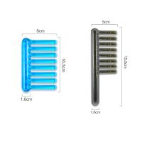 China 2024 Popular Gua Sha Lady Comb Black/Blue Massage Comb for Long Hair Maintenance and Dual-Function Ice Muscle Beauty for sale