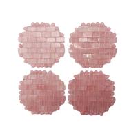 China Face Mask 100% Natural Rose Quartz Mini Eye Covers for Facials Puffy Eyes Headaches Migraines Sleeping Eye/Face Mask for sale