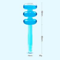 China Gourd-shaped Beauty Ice Globes Facial Roller Cooling Globes for Face Neck Eye Circle Skin Care Massage Tools Reduce Puffiness for sale