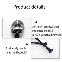 China Customized Logo Availabled Stainless Steel Ice Face Globes for Women Face Eyes Beauty Cryo Sticks Roller Gua Sha Freeze Tools for sale
