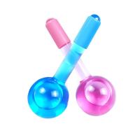 China Facial Massage Cooling Globe Borosilicate Glass Ice Globes for Facials Roller Ball Spa Face Lift Beauty Skin Care for sale