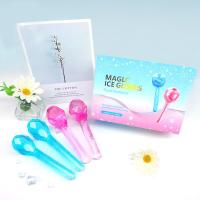 China Cold Face Globes Ice Balls Facial Massager for Puffy Eyes and Dark Circles Diamond Shape Logo Customized Logo Availabled for sale
