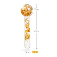 China Cooling Ice Globes 24K Gold Face Massager Roller for Daily Beauty Routines to Reduce Facial Swelling and Dark Circles for sale