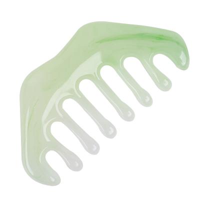 China ISO9001 Certified Resin Gua Sha Massager Comb for Scalp Care and Acupoint Therapy Beeswax for sale