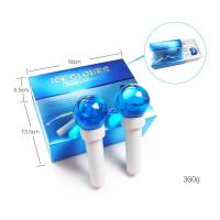 China Customizable Face Skin Care Ice Globes 360 Rotating Cooling Roller for Daily Skincare Tightening and Puffiness Reduction for sale
