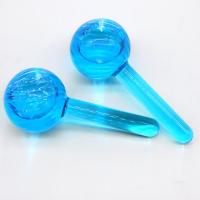 China Blue Facial Roller Cold Skin Massagers for Facials Green Ice Globes Cooling and Tightening Massage Device for sale
