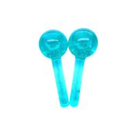China Anti-Ageing Facial Massage Tool Ice Globes Glitters for Cooling Face Neck and Eyes Tighten Skin Borosilicate Glass for sale