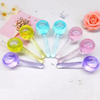 China Anti-Ageing Facial Massage Tool Ice Globes Glitters for Cooling Face Neck and Eyes Tighten Skin Borosilicate Glass for sale
