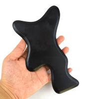 China Discover the Power of Black Bian Stone Gua Sha Body Massage Tools for Beauty and Relaxation for sale