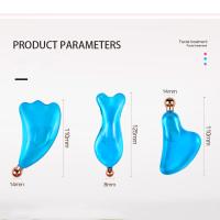 China Customisation Ice Guasha Massage Face Lift Skincare Tools Cooling Beauty Facial Ice Globes Gua Sha Massage Tool for SPA for sale