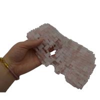 China Polished Face Mask Natural Gemstone Jade Sleep Mask Rose Quartz Eye Anti-Aging Hot or Cold Using Stone for sale