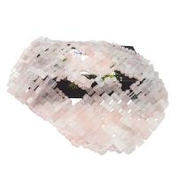 China Polished Face Mask Natural Gemstone Jade Sleep Mask Rose Quartz Eye Anti-Aging Hot or Cold Using Stone for sale