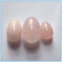 China Middle Size Rose Quartz Yoni Eggs 2024 Trending Product for Rehabilitation Therapy for sale
