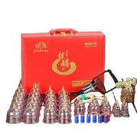 China Massage Tools Vacuum Glass Cupping Set Chinese Aspirated Negative Pressure Cupping Therapy for Cellulite Muscle Pain for sale