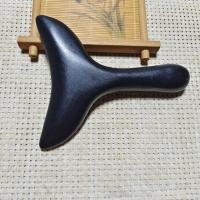 China ISO9001 Certified Body Massager Natural Bian Stone Gua Sha Scraping Board for Back Massage and Meridian Brush for sale