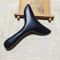 China ISO9001 Certified Body Massager Natural Bian Stone Gua Sha Scraping Board for Back Massage and Meridian Brush for sale