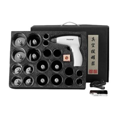 China 20-Piece Set Electric Guasha Cupping Suction Massager for Body Massage Meridian Treatment Relax Tool ABS Material for sale