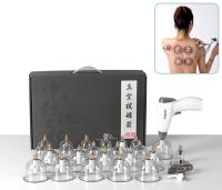 China 20-Piece Set Electric Guasha Cupping Suction Massager for Body Massage Meridian Treatment Relax Tool ABS Material for sale