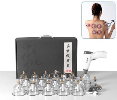 China 24-piece Set Electric Guasha Cupping Suction Massager for Body Muscle Massage Meridian Treatment Relax Tool for sale