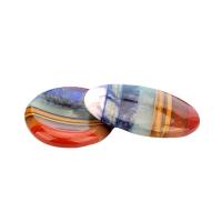 China Chakra Balancing Essential Natural Worry Stone Finger Massage Tool with 45*35*8mm Size and ISO9001 Certificate for sale