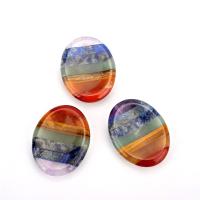 China Chakra Balancing Essential Natural Worry Stone Finger Massage Tool with 45*35*8mm Size and ISO9001 Certificate for sale