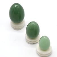 China Achieve Stronger Pelvic Floor with Carved Green Jade Yoni Eggs Kegel Exercise for sale
