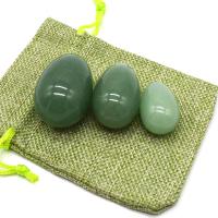 China Achieve Stronger Pelvic Floor with Carved Green Jade Yoni Eggs Kegel Exercise for sale