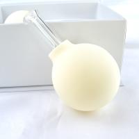 China 2023 Arrivals 2 Pieces Glass Silicone Cupping Set Massage Vacuum Suction Cupping Cups For Face by Rubber and Massage Hammer for sale
