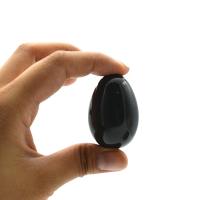 China Certified Green Nephrite Jade Yoni Eggs for Women Kegel Made in 43*30mm Size Regional Feature for sale