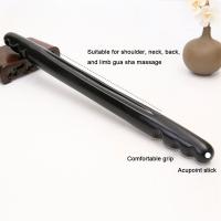 China Black Bian Stone Body Massage Wand for Effective Meridian Dredging and Lymphatic Drainage Improvement for sale