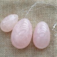 China Rose Quartz Yoni Eggs for Women's PC Muscle Training and Kegel Exercise for sale