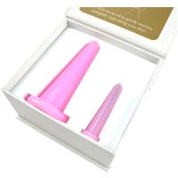 China 2PCS Silicone Massage Cup Set for Anti Cellulite and Health Care Personal Cupping Essential for sale