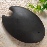 China Hot Massage Energy Stone Bian Stone Gua Sha Tool 12*8.5*2.5cm Dimensions Full Body Warming Therapy for sale