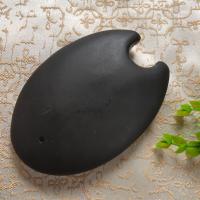 China Hot Massage Energy Stone Bian Stone Gua Sha Tool 12*8.5*2.5cm Dimensions Full Body Warming Therapy for sale