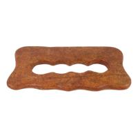 China Natural Red Bian Stone Scraping Board Full-body Massage Gua Sha Tool for Manual Body Muscle Relaxation and Stress Relief for sale