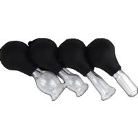 China Avaiable Logo Silicone Facial Cupping Set for Face Lifting and Skin Tightening 4-piece Set for sale