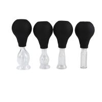 China Avaiable Logo Silicone Facial Cupping Set for Face Lifting and Skin Tightening 4-piece Set for sale