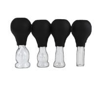 China Avaiable Logo Silicone Facial Cupping Set for Face Lifting and Skin Tightening 4-piece Set for sale