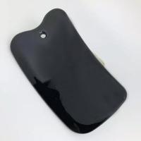 China Black Glass-ceramic Body Scraping Board The Perfect Solution for Face Massage Myofacial Release and Fascial Relaxation for sale