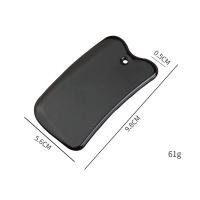 China Black Glass-ceramic Body Scraping Board The Perfect Solution for Face Massage Myofacial Release and Fascial Relaxation for sale