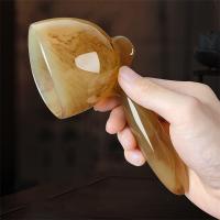 China Manual Gua Sha Bowl Meridian Dredging Massage Stick Guasha Cup for Resin Body Back Health Massage Tool for sale