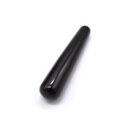 China 10*2cm Black Obsidian Yoni Wand Your Ultimate Tool for Women's Health and Massage for sale