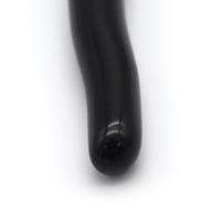China Nature Gemstone Yoni Healing Wands Black Obsidian Curved Massage Wand for Women's Crystal Healing for sale