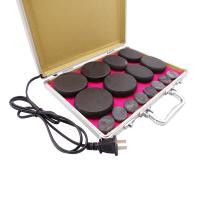 China Experience the Benefits of Hot Stone Massage with 36 Hot Massage Stones and Aluminum Heating Box at 220V 110v Voltage for sale