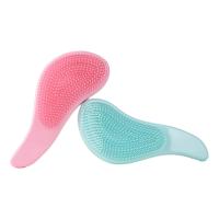 China 2 sizes Pure Color Head Massage Comb Anti Static Hair Care Brush Detangle Shower Hairbrush Comb Scalp Massage Comb for sale