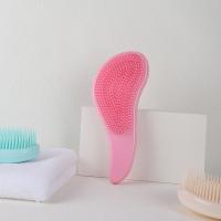 China 2 sizes Pure Color Head Massage Comb Anti Static Hair Care Brush Detangle Shower Hairbrush Comb Scalp Massage Comb for sale