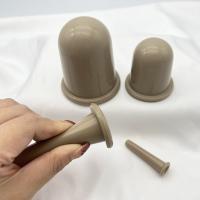 China OEM/ODM Accepted 4 Pcs Silicone Cupping Set for Facial Cupping Therapy Vacuum Massage Cups for sale